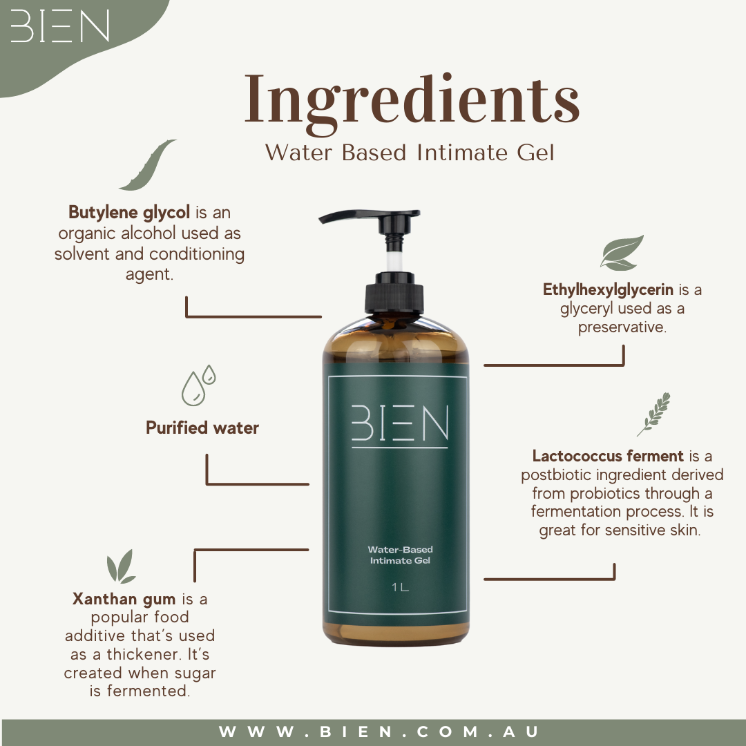 Water Based Intimate Gel - 1L – BIEN Australia